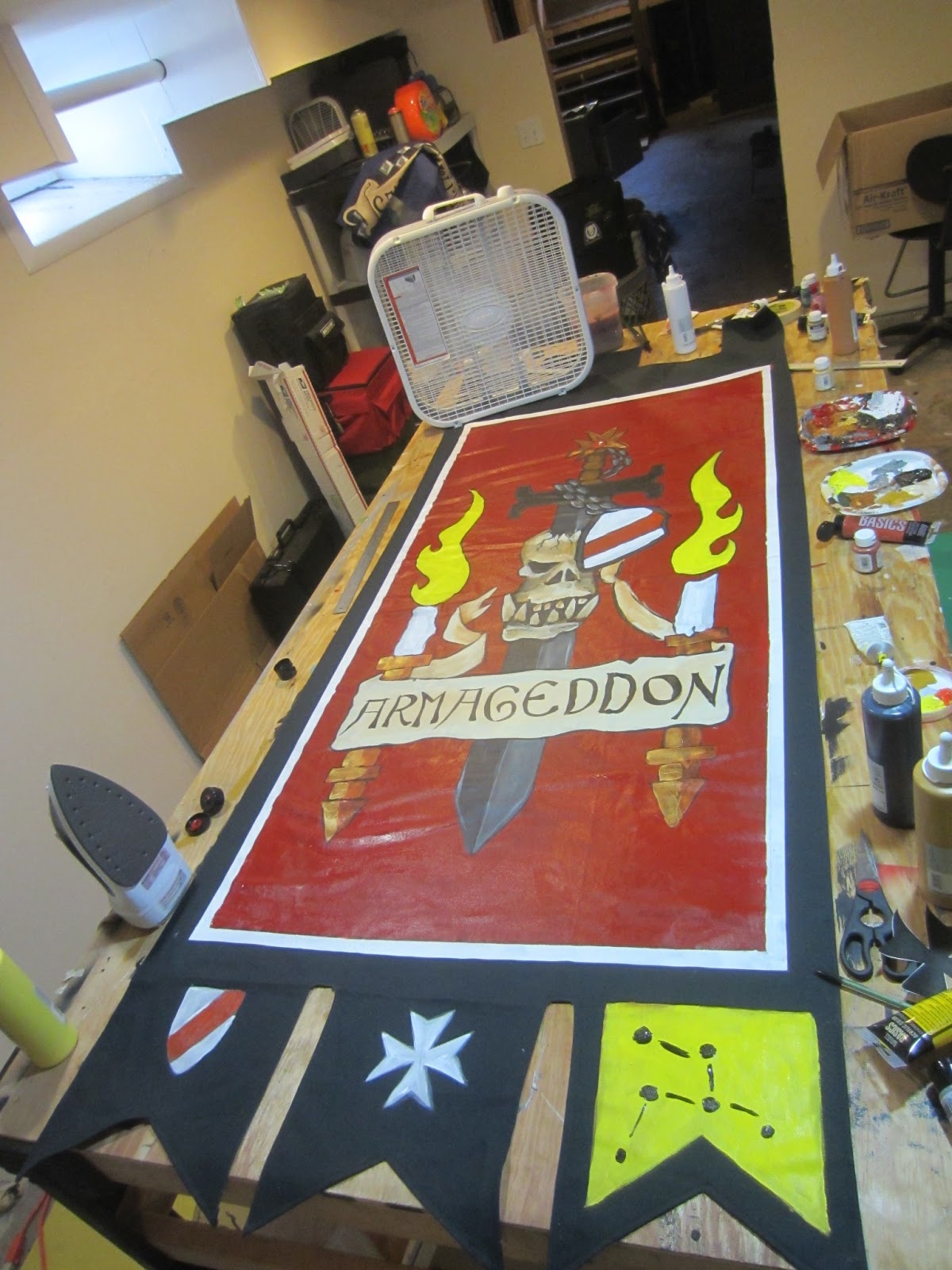 The Blood Angels: by Jawaballs: Black Templars Armageddon Crusade Banner