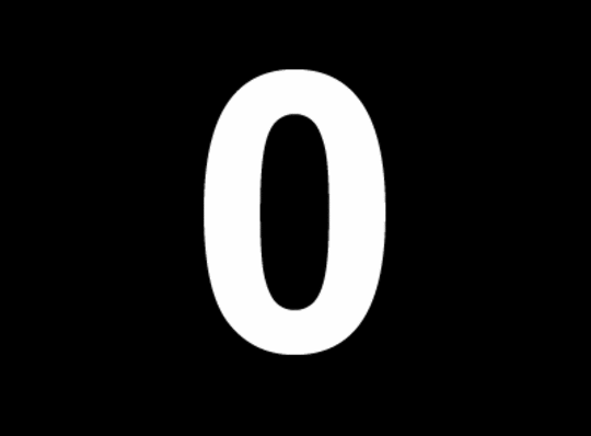 Número cero - Imagui