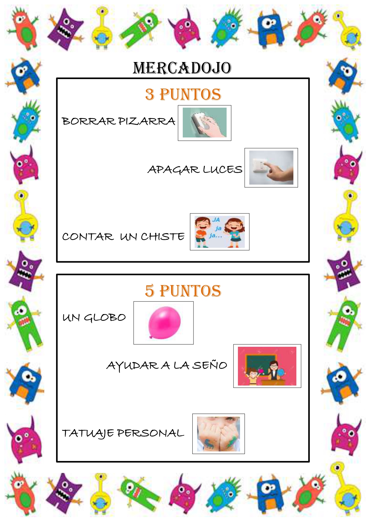LA CLASE DE LA SEÑO NURIA : RECOMPENSAS CLASSDOJO