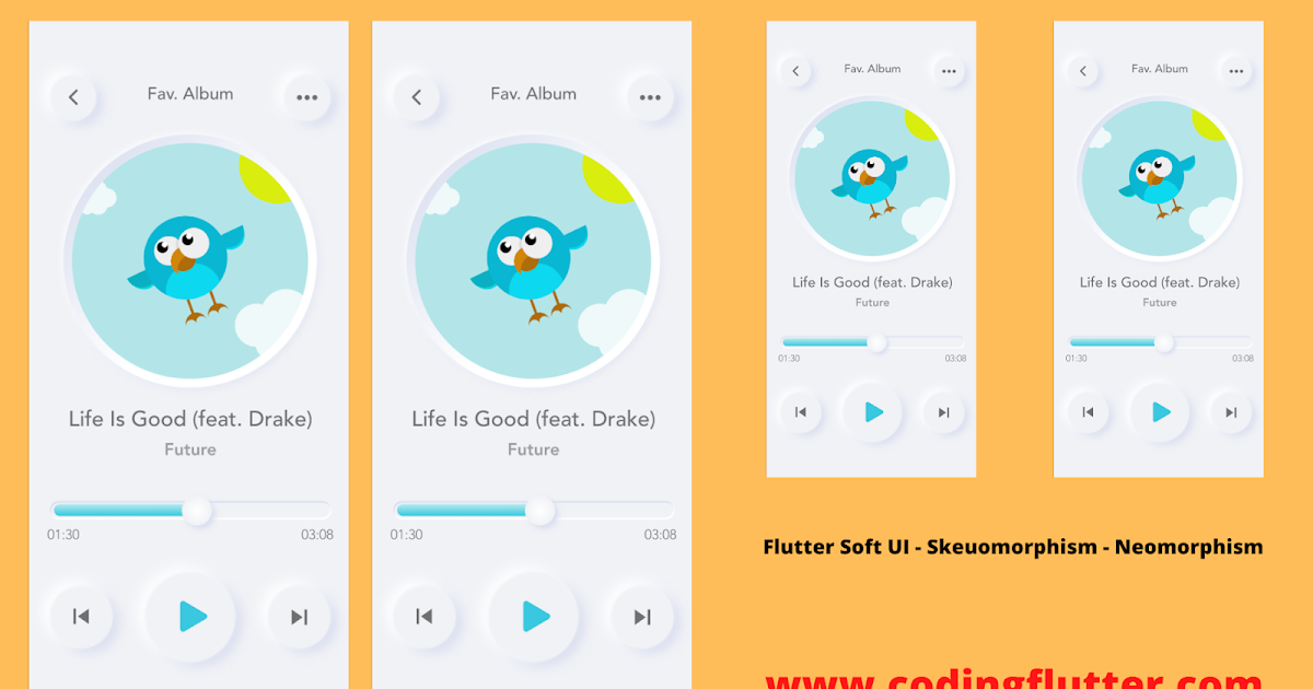 Flutter Neumorphism - Best Flutter Soft UI/UX Designs Apps