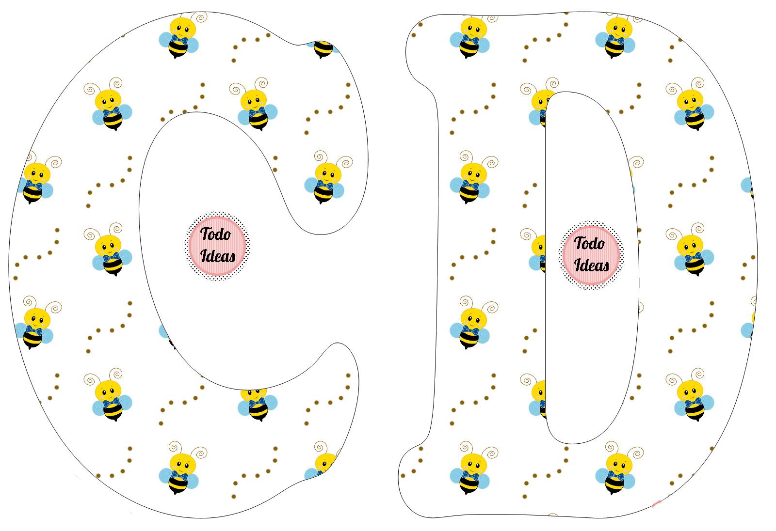 BLOG TODO IDEAS Y MAMI ES DIVERTIDA: KIT ABEJITA ABECEDARIO ABEJAS NIÑO