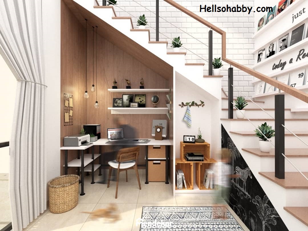 7 Ide Desain Memaksimalkan Ruang di Bawah Tangga ~ HelloShabby.com ...