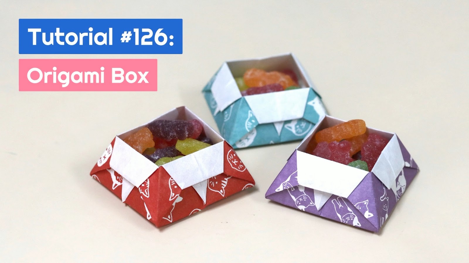 Tutorial #126: Origami Box | The Idea King