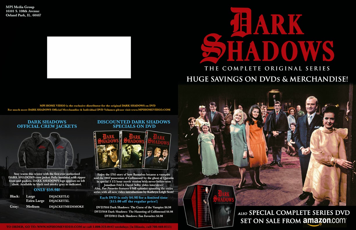 Dark Shadows News Page: New Dark Shadows Merchandise From MPI