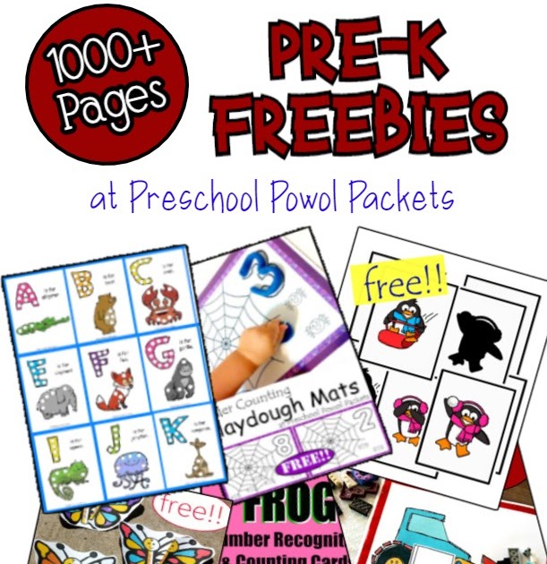 FREE | Preschool Powol Packets