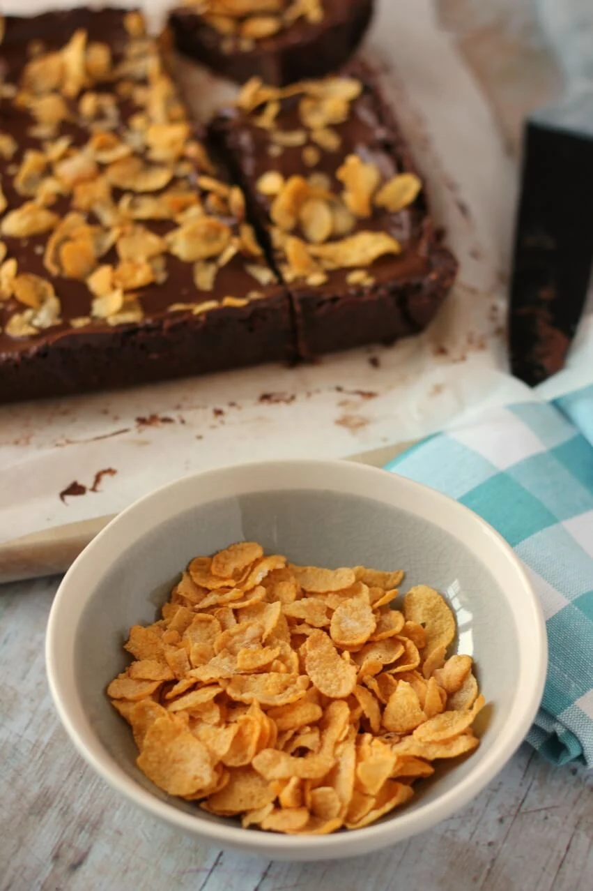 Chocolate Cornflake Slices - A Cornish Food Blog | Jam and Clotted Cream
