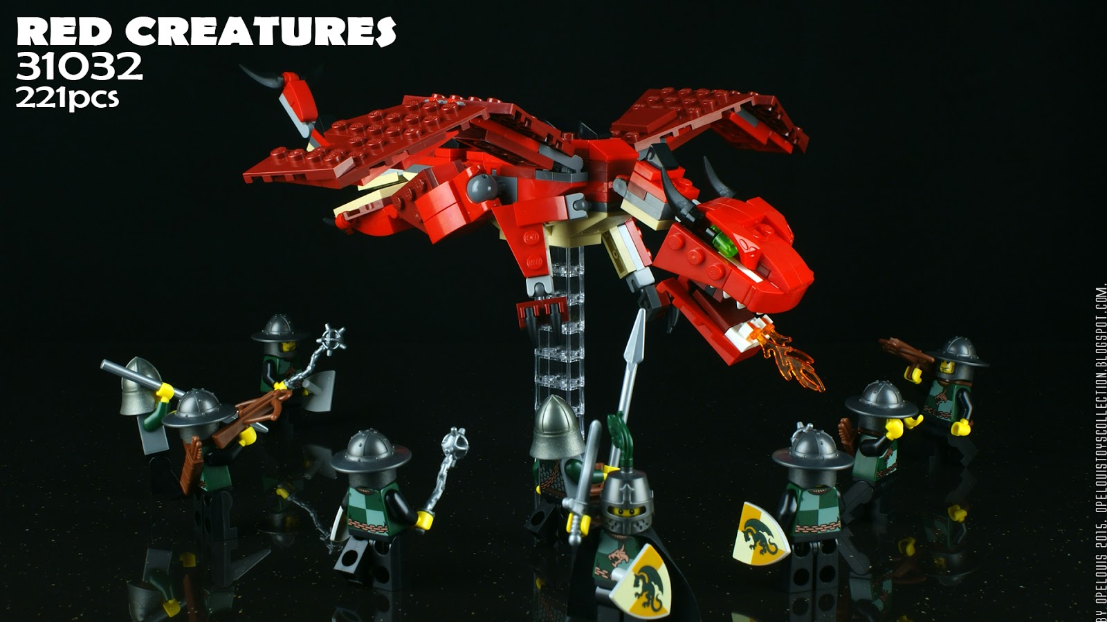 Opelouis's Toys Collection: LEGO Creator 31032 Red Creatures.