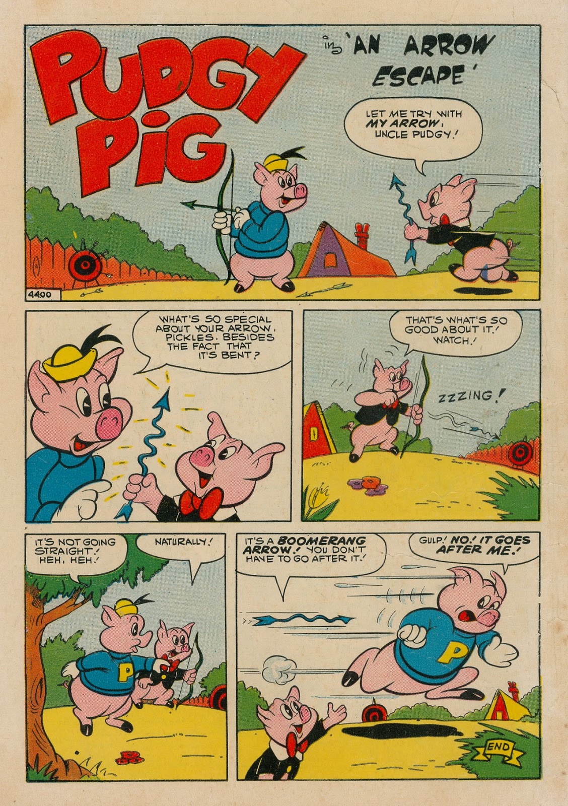 THE CHARLTON COMICS READING LIBRARY: PUDGY PIG #1 September 1958