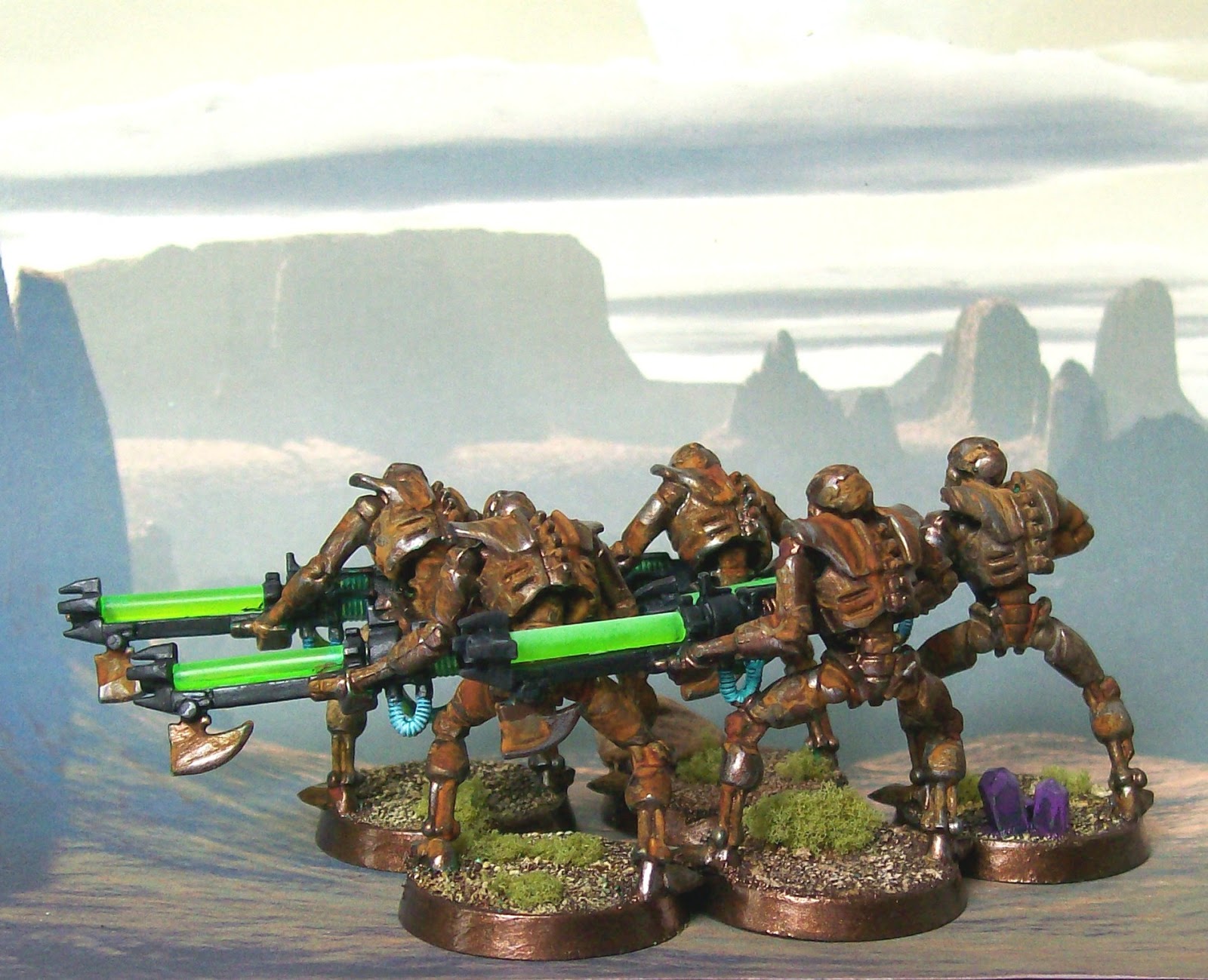 ANYTHING BUT A ONE!: Rusty Necrons started