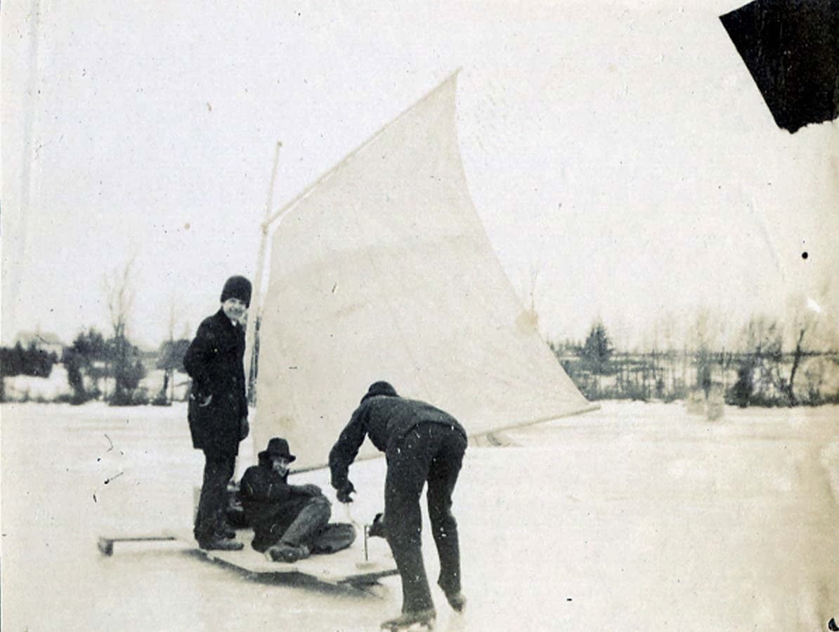 Inkwell Inspirations: Historic Winter Sports: Ice Sailing