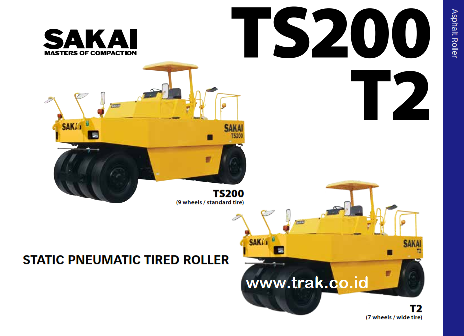 Sakai Penumatic Tire Roller ~ SAKAI ROAD EQUIPMENT