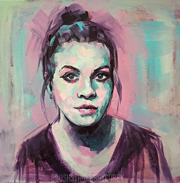 Brushstrokes By Corey: Bold Color Portraits!