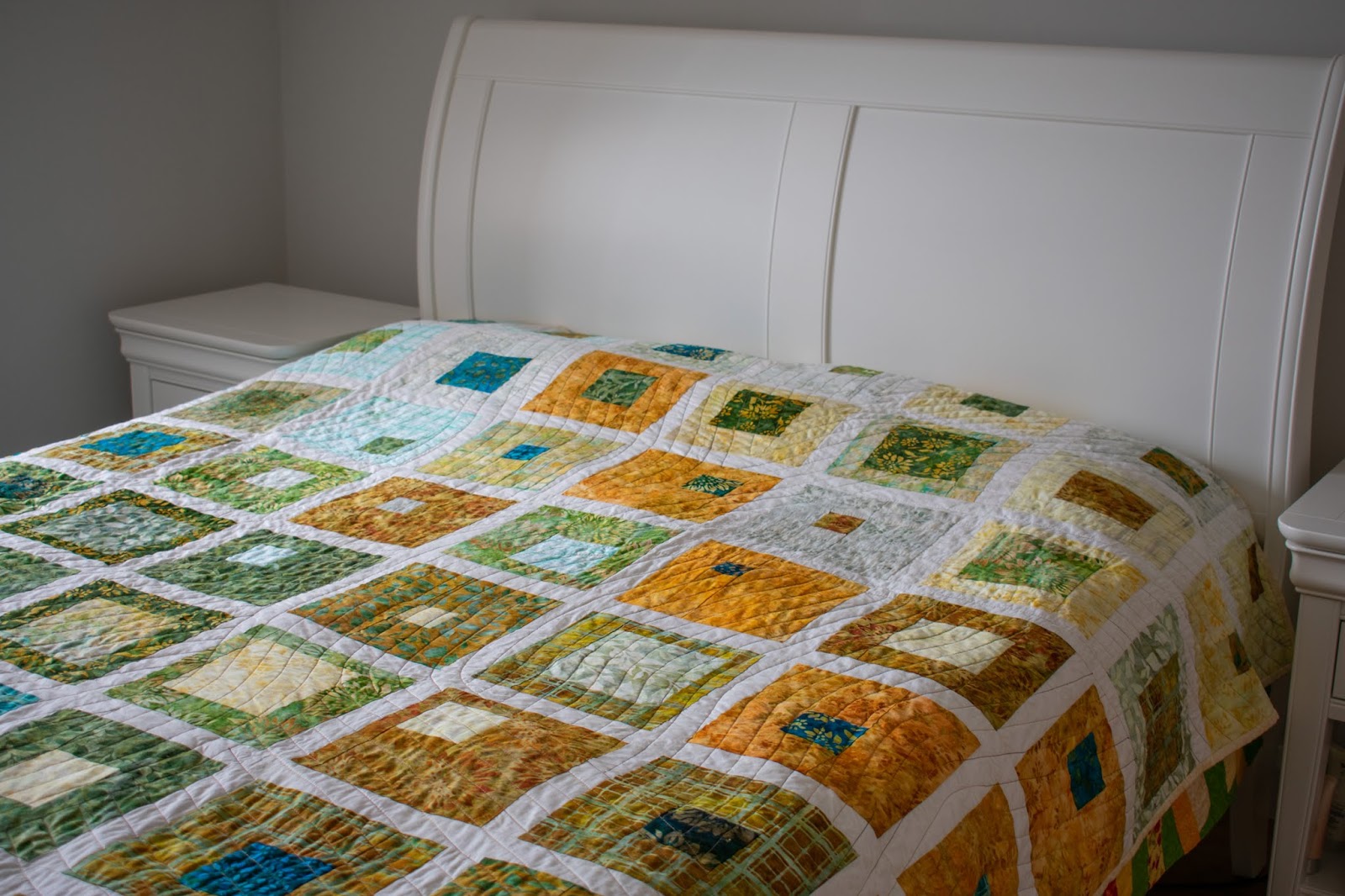 Quilt Art by Lena Pugachova: Floating Squares