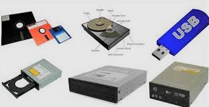 What is means by secondary storage devices? Also explain the Difference ...