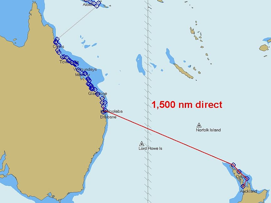 Harlequin Cruising Blog: Tasman Crossing - Day 1