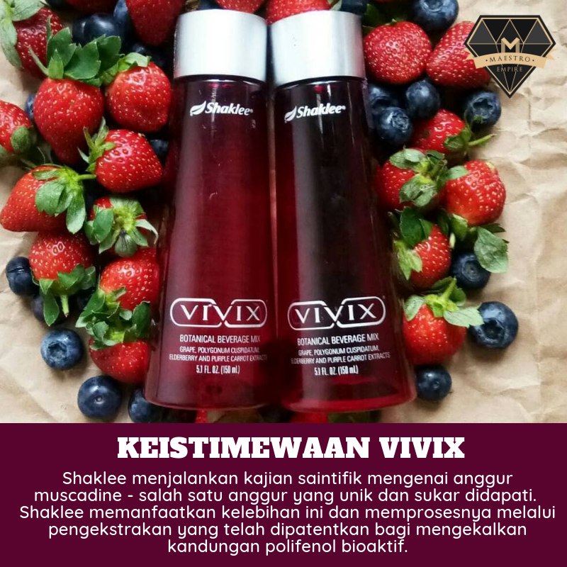 Vivix Shaklee - Keistimewaan, Fungsi, Ramuan, Manfaat Dan Testimoni