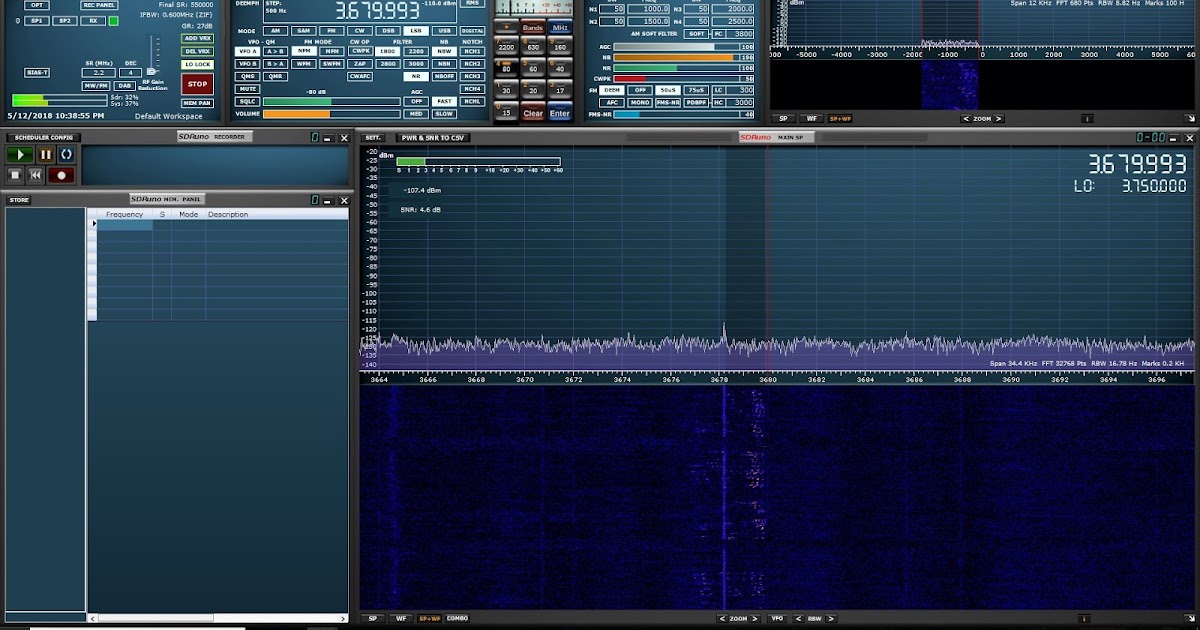 ソフトウエアラジオ SDRplay / SDRuno