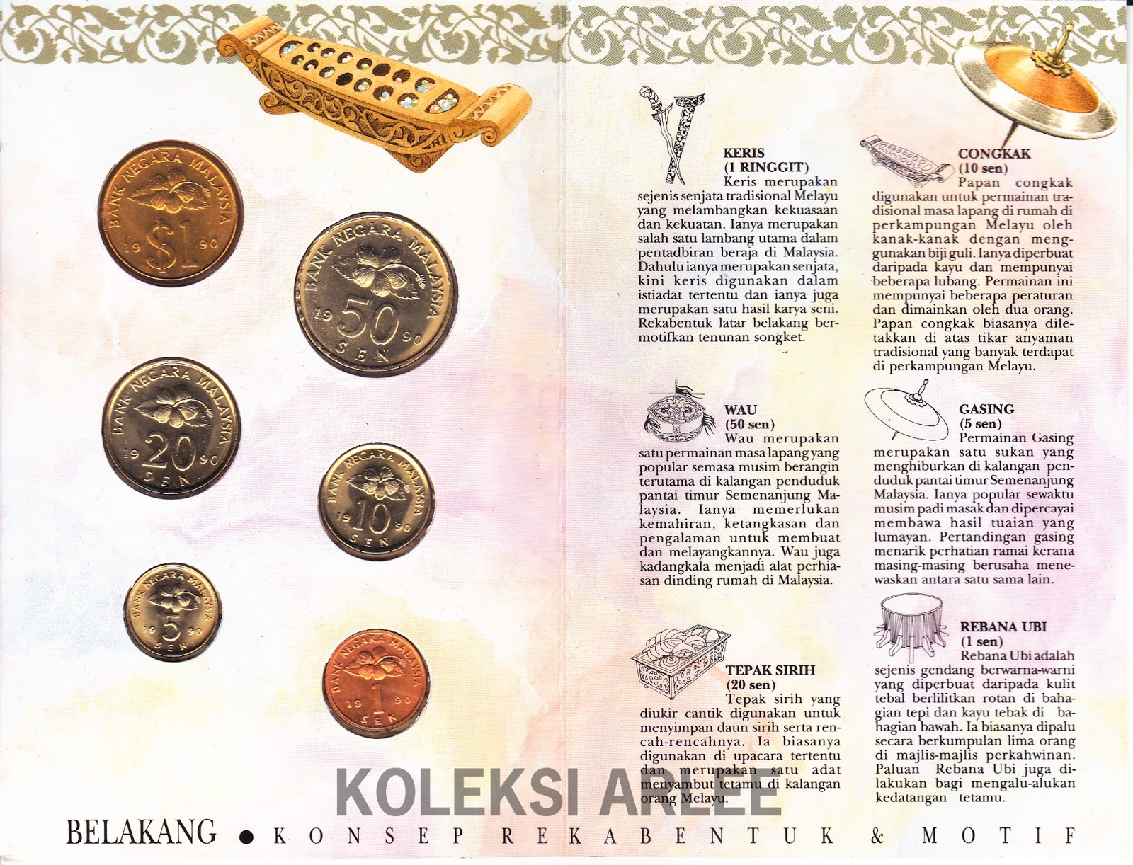 Koleksi Matawang Dan Syiling Arlee: KOLEKSI DUIT SYILING MALAYSIA