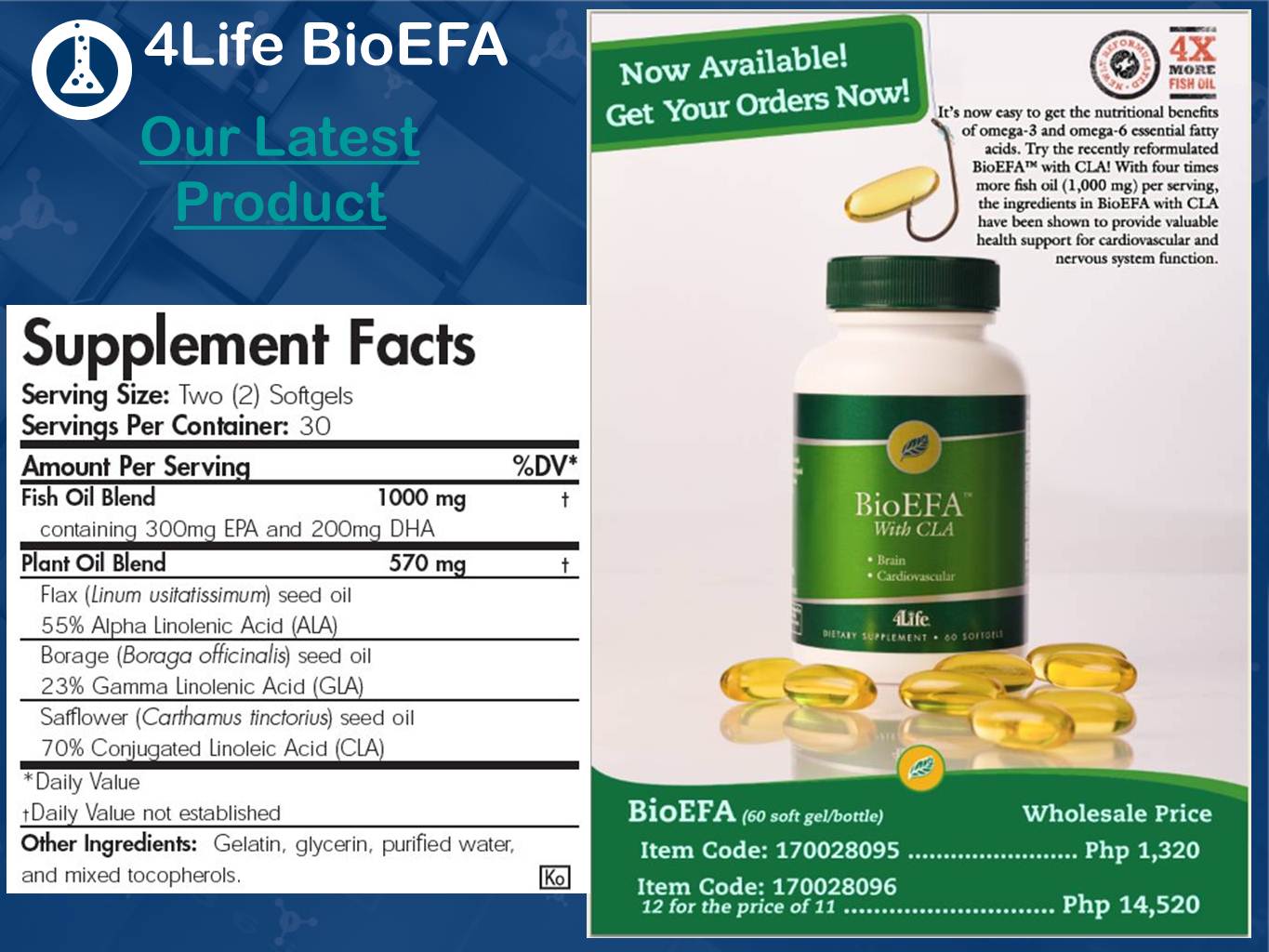 The AMAZING 4LIFE TRANSFER FACTOR!