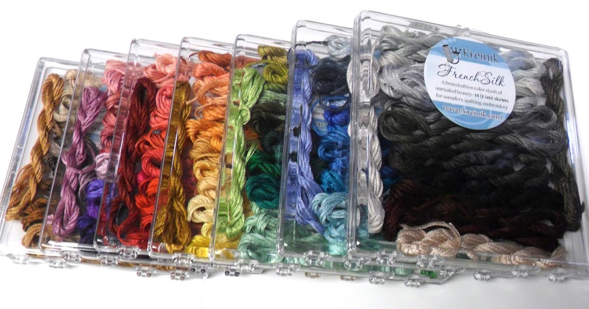 Kreinik Thread Blog: New French Silk Sets