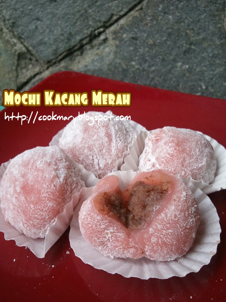 Mochi Kacang Merah ~ CookMary