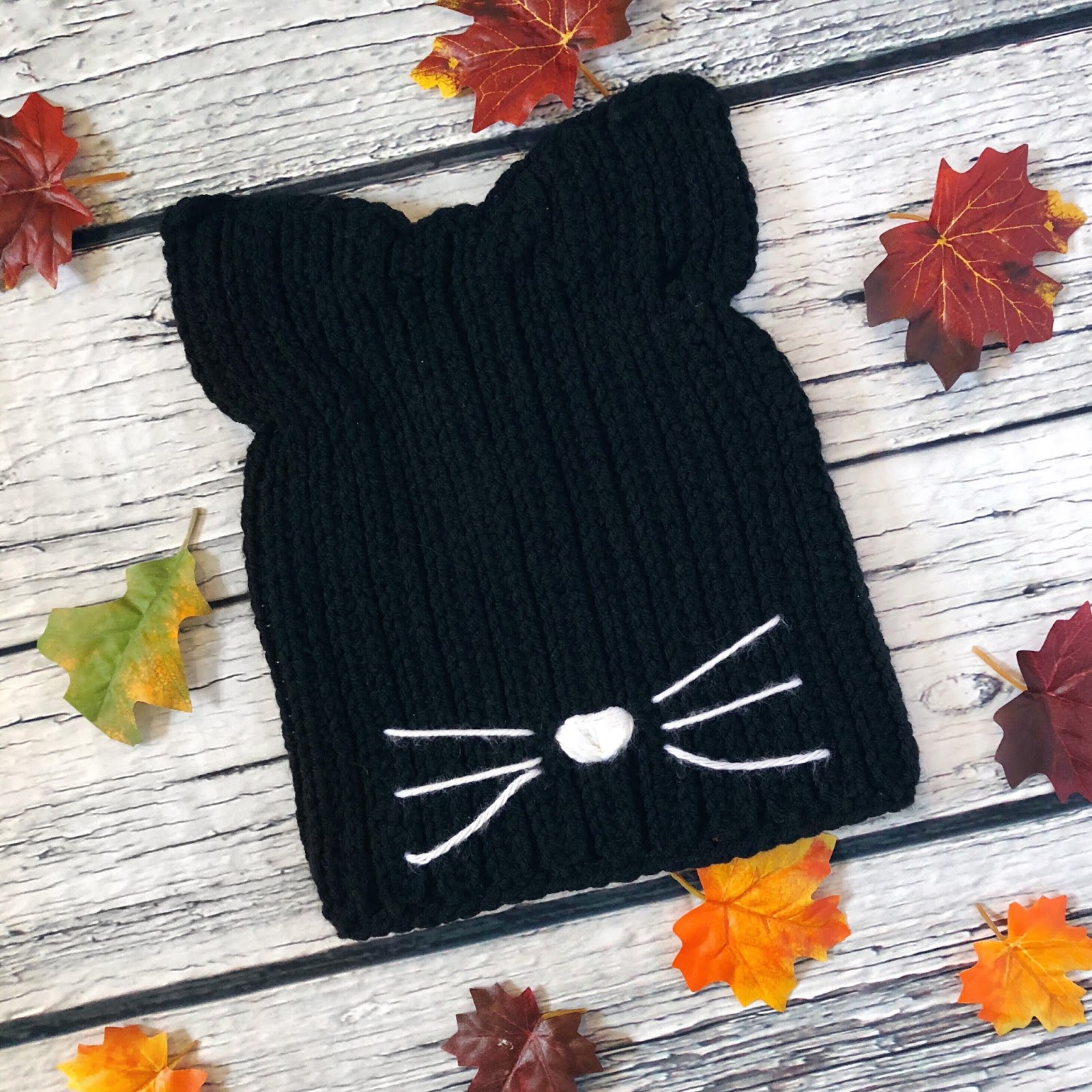 With Alex: Black Cat Hat Free Crochet Pattern!