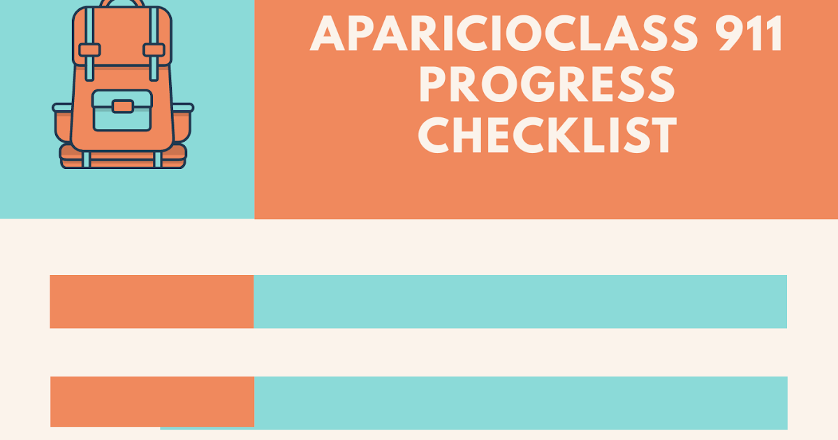 Progress Checklist