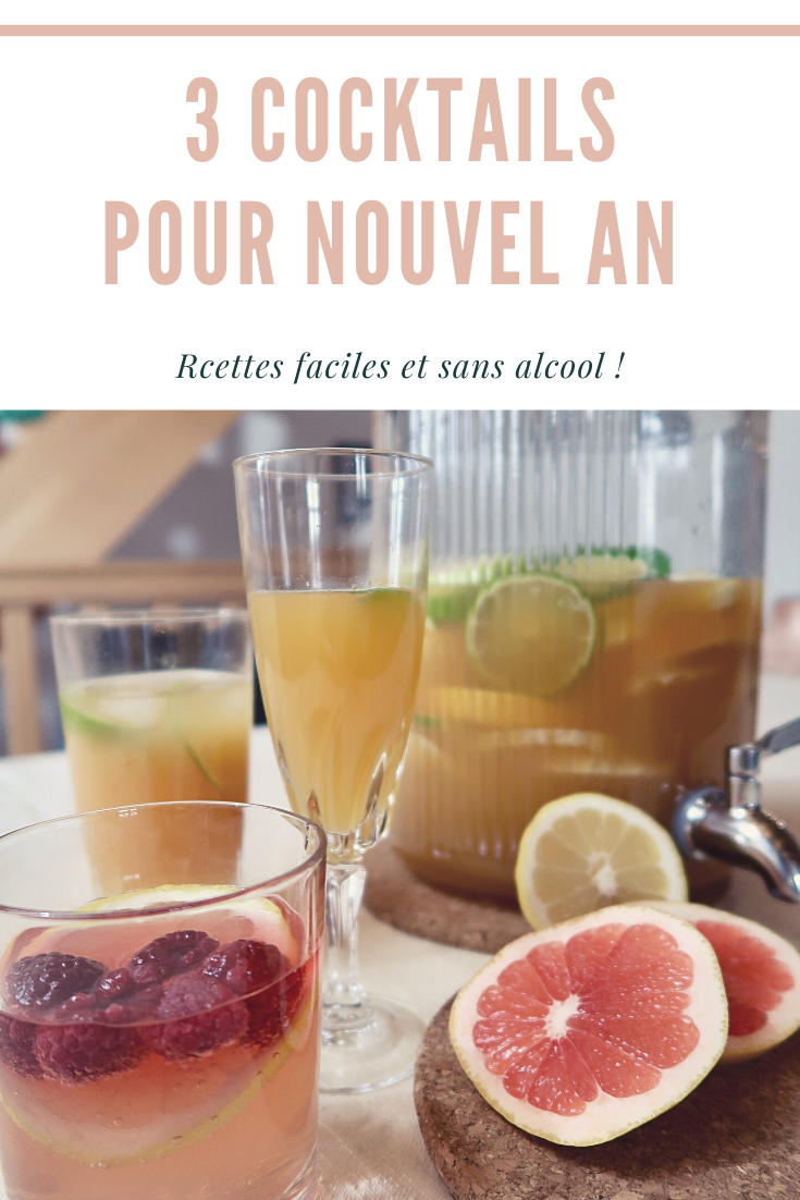 3 cocktails faciles et sans alcool - Golden Cheer Grahams