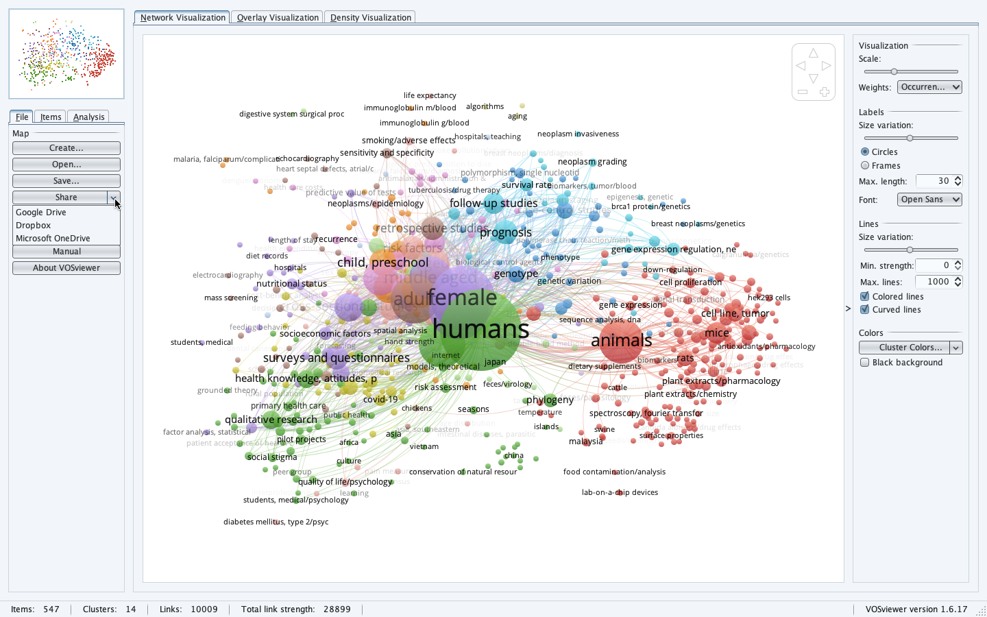 Tutorial Membuat Visualisasi Peta Riset Interaktif Memanfaatkan ...