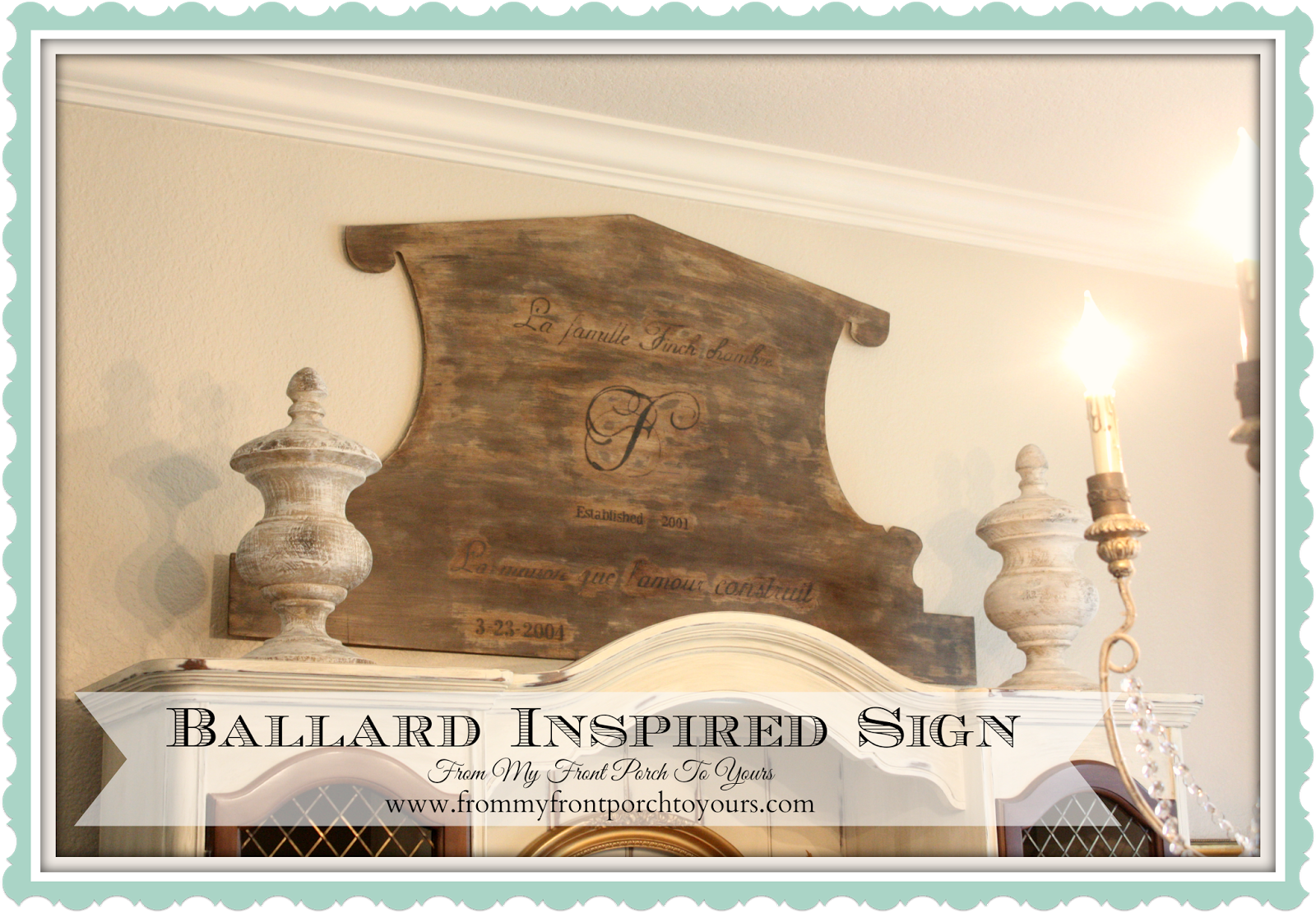 From My Front Porch To Yours: Ballard Inspired DIY Family Sign