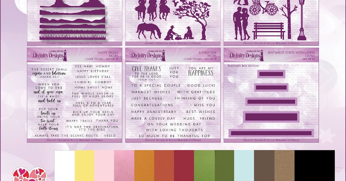 Divinity Designs, LLC Blog: New Inspiration using our April 2020 ...