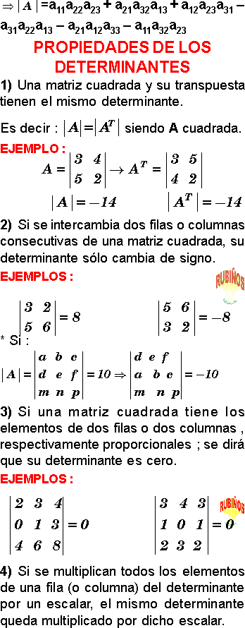 DETERMINANTES EJERCICIOS RESUELTOS PDF