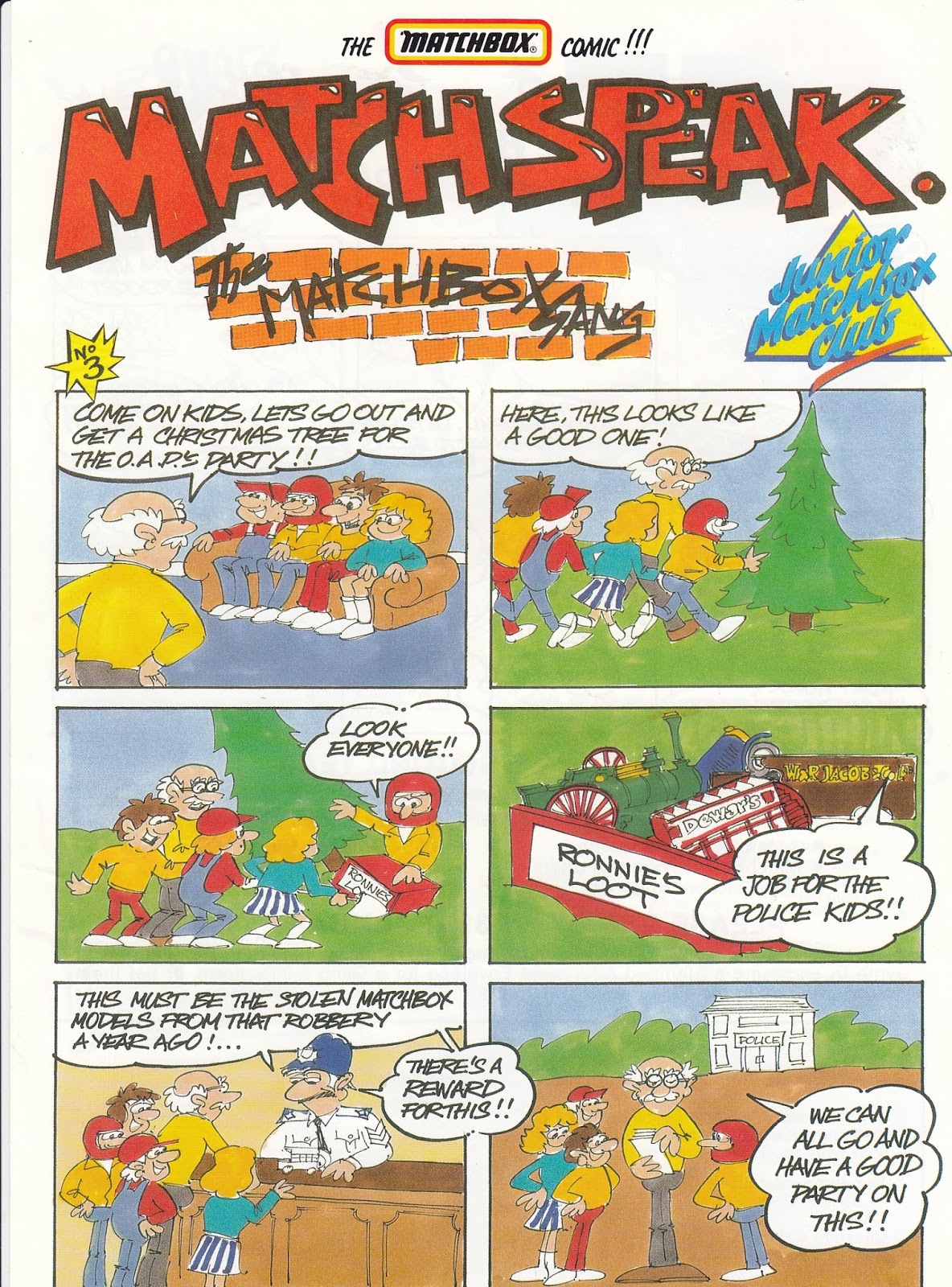 Boys Adventure Comics: Matchspeak - the Matchbox comic