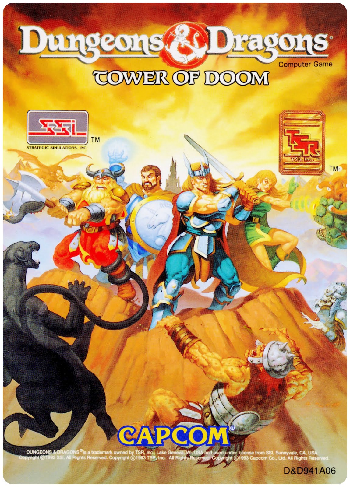 LABELS PARA CAPCOM CPS2