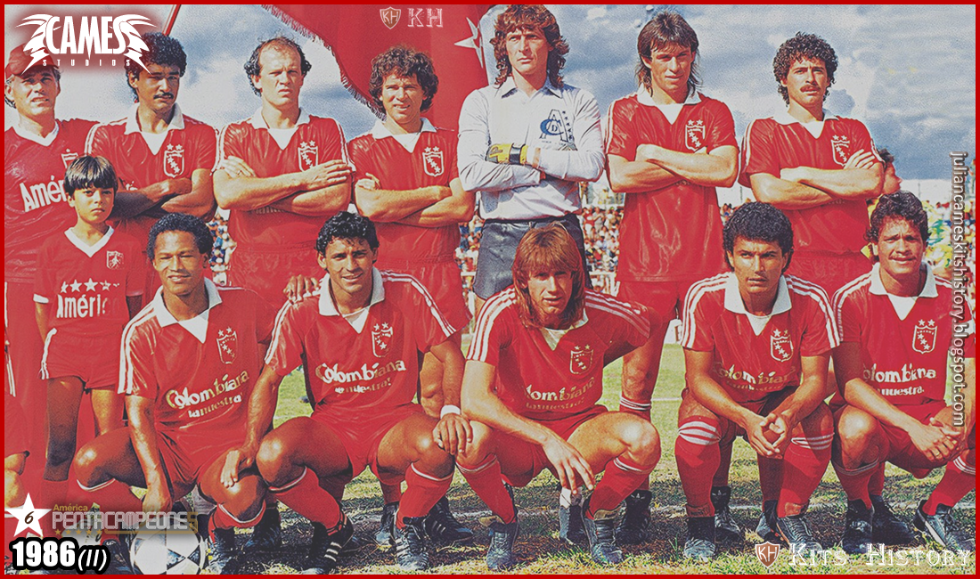 JulianCames Kits History: América de Cali - 1986(II) [Transitorias]