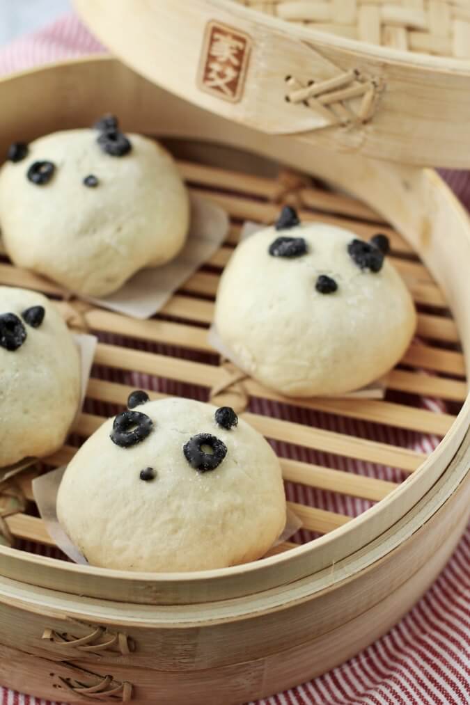 Beef and Sweet Onion Dim Sum Pandas | Karen's Kitchen Stories