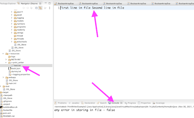 Java PrintWriter JavaProgramTo Java PrintWriter JavaProgramTo