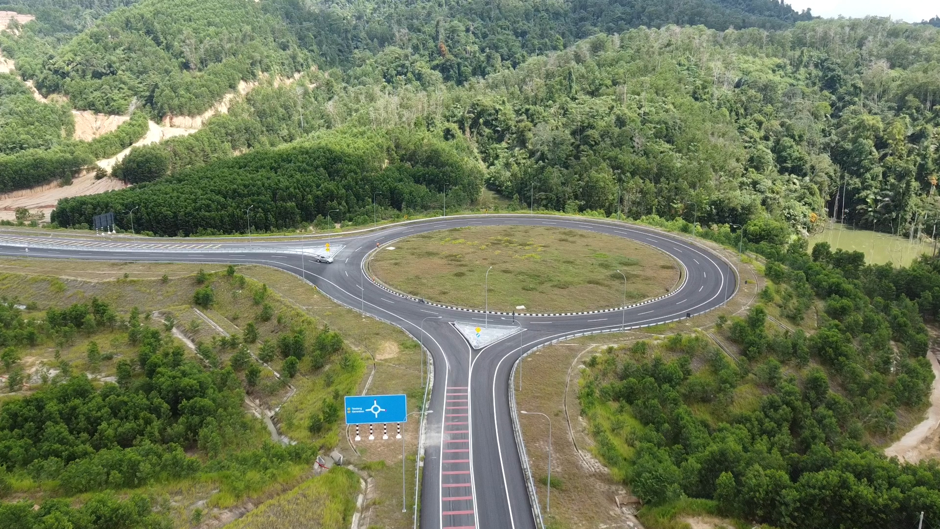 Jalan Baru Temiang - Kampung Pantai, Seremban, Negeri Sembilan Hampir Siap.