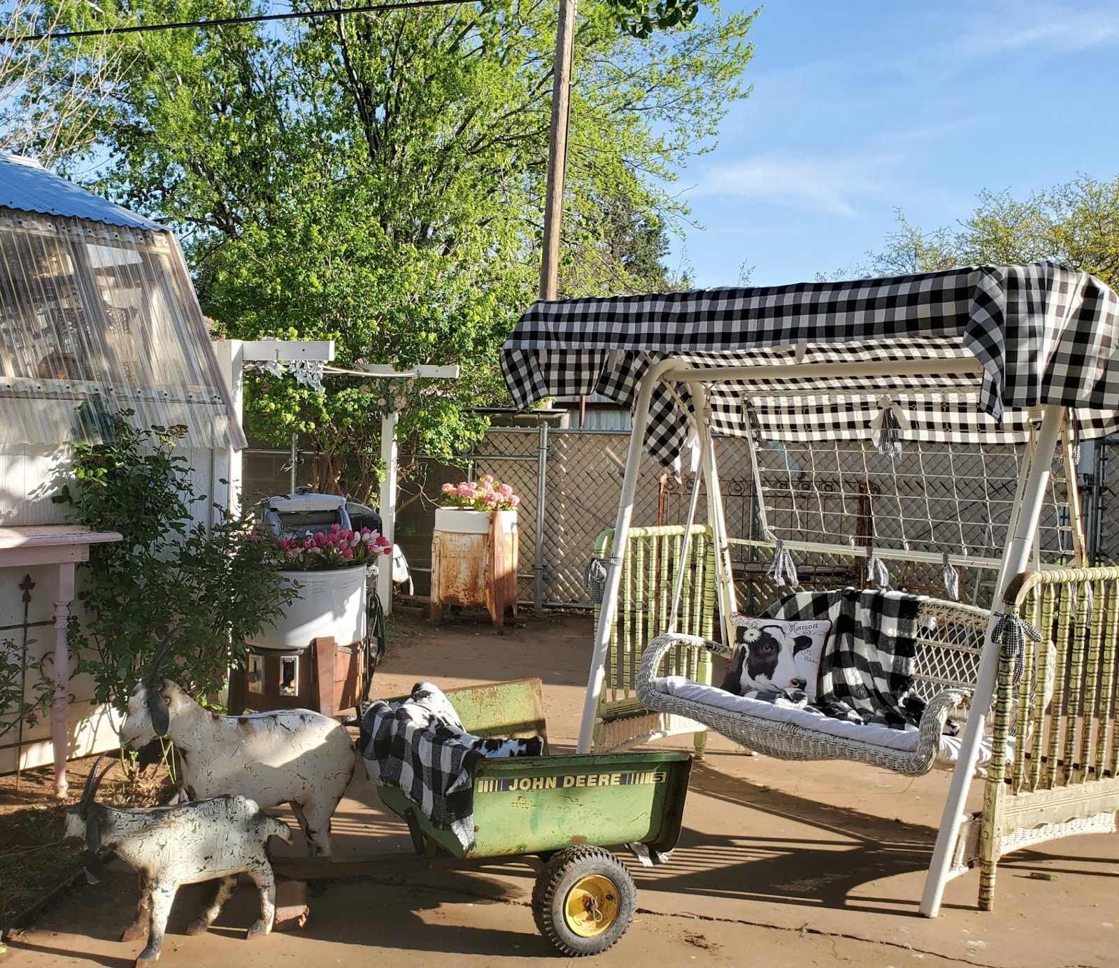 Penny's Vintage Home: John Deere Goat Cart
