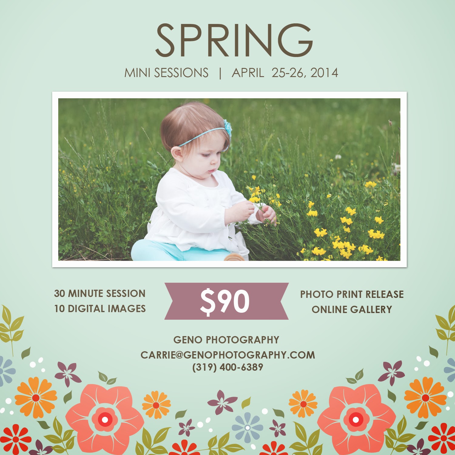 Geno Photography: Spring Mini Sessions!