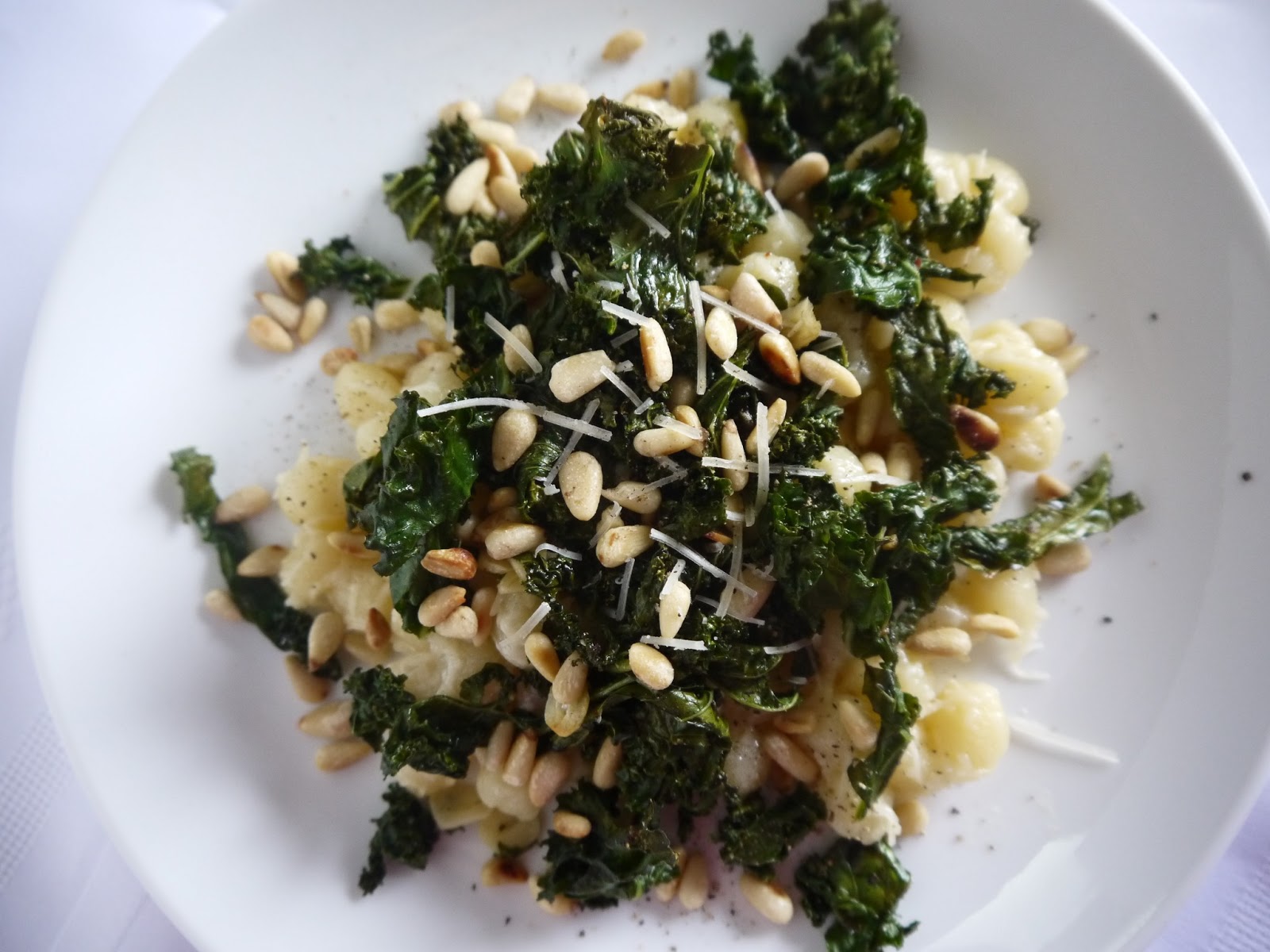 Eighty Twenty: 80--- Gnocchi Nudo with Roasted Kale