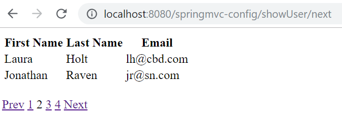 Spring Mvc Pagination Example Using Pagedlistholder Tech Tutorials