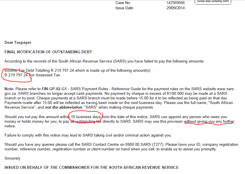 Insights and Rants: SARS: We steal for Zuma