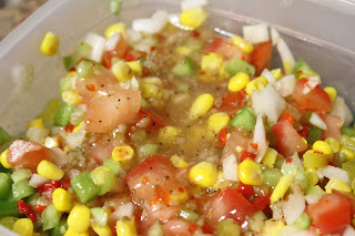 Deep South Dish: Quick Small Batch Refrigerator Corn Relish