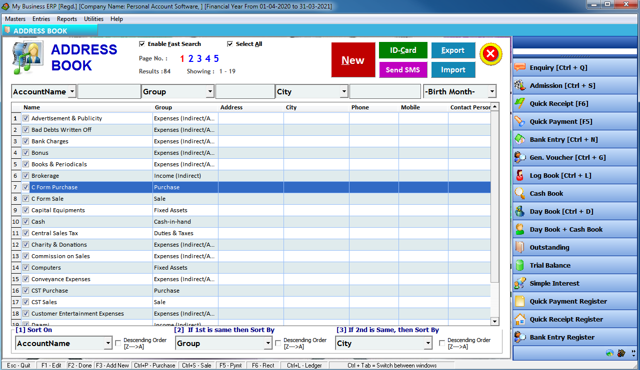 Personal Home Accounting Software 2000Rs. Only ~ Billing Software Guru