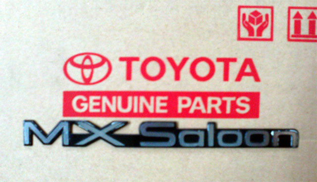 Super - OEM: [SOLD] JDM OEM AE92 Sprinter Emblem MX SALOON..RARE