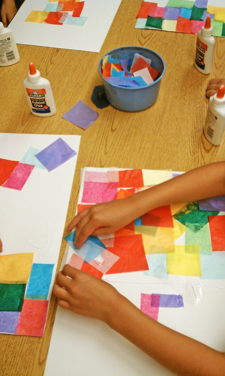 WE (heart) Art: Matisse Shape Collages (3rd Grade)