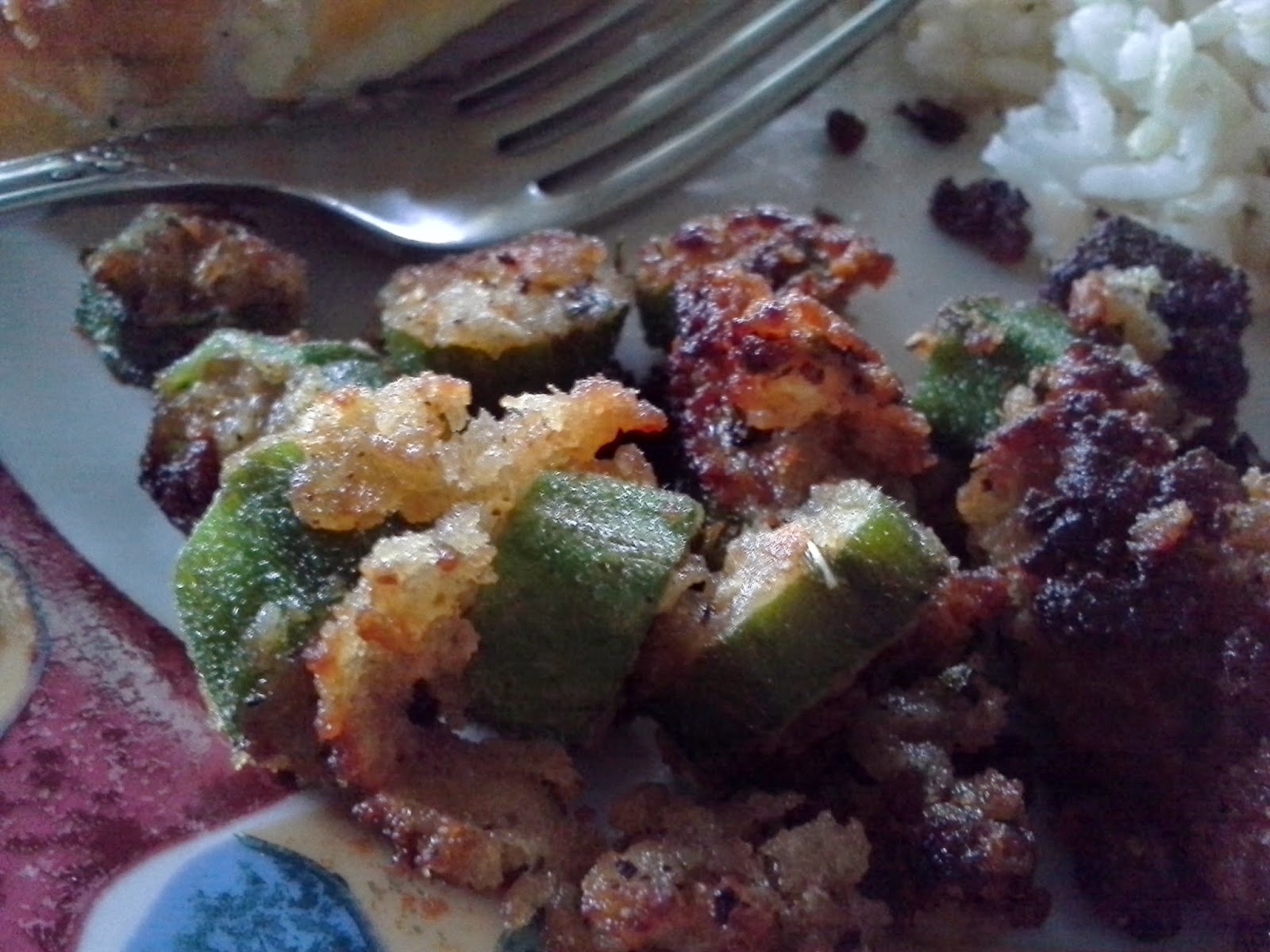 Bit of Flavor: Bit of Flavor Tasty Fried Okra