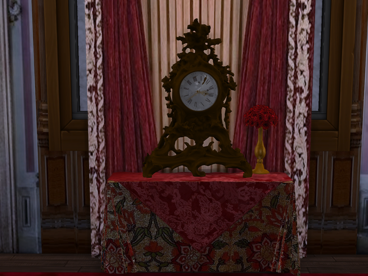 Anna Quinn Stories: Vase & Clock For SIMS 4
