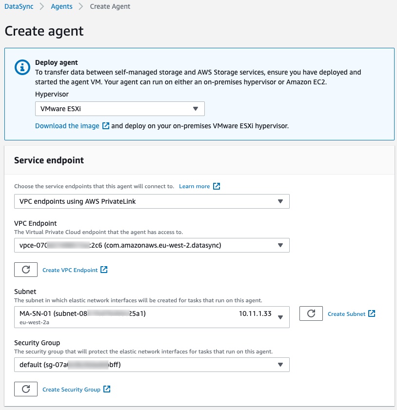 M80arm Virtualization Warrior Aws Datasync Via Vpc Endpoints Instead Of Public Endpoints